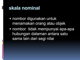 1. konsep pengukuran dan skala pengukuran | PPTX