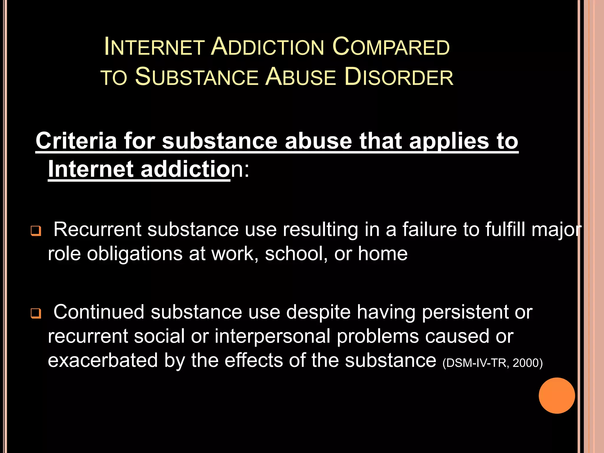 Cyber Addiction | PPT