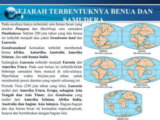 Benua dan Samudera Tahun 2014/2015 | PPTX