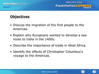US History Ch. 1 Section 1 Notes | PPT