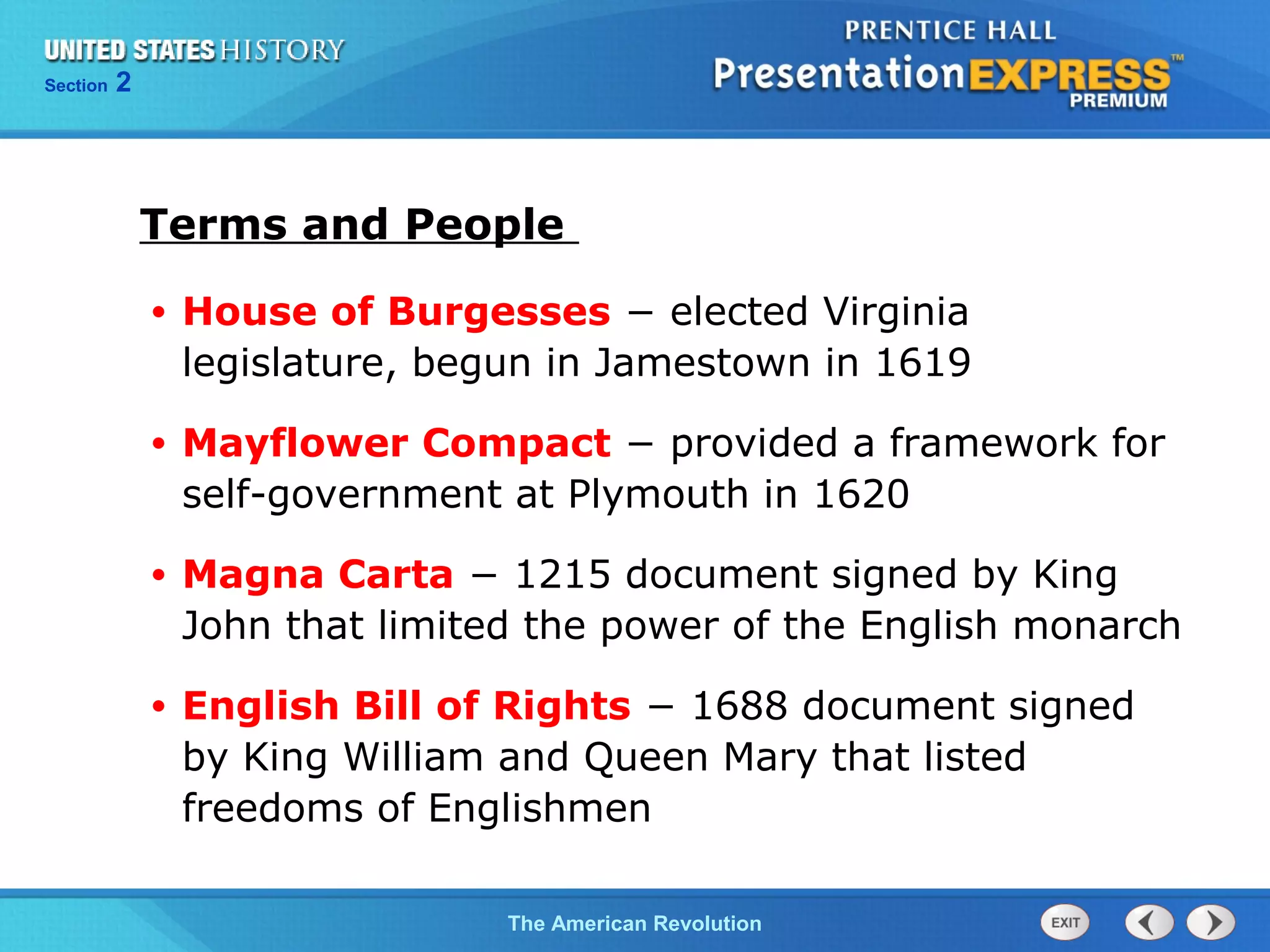 US History Ch. 1 Section 2 Notes | PPT