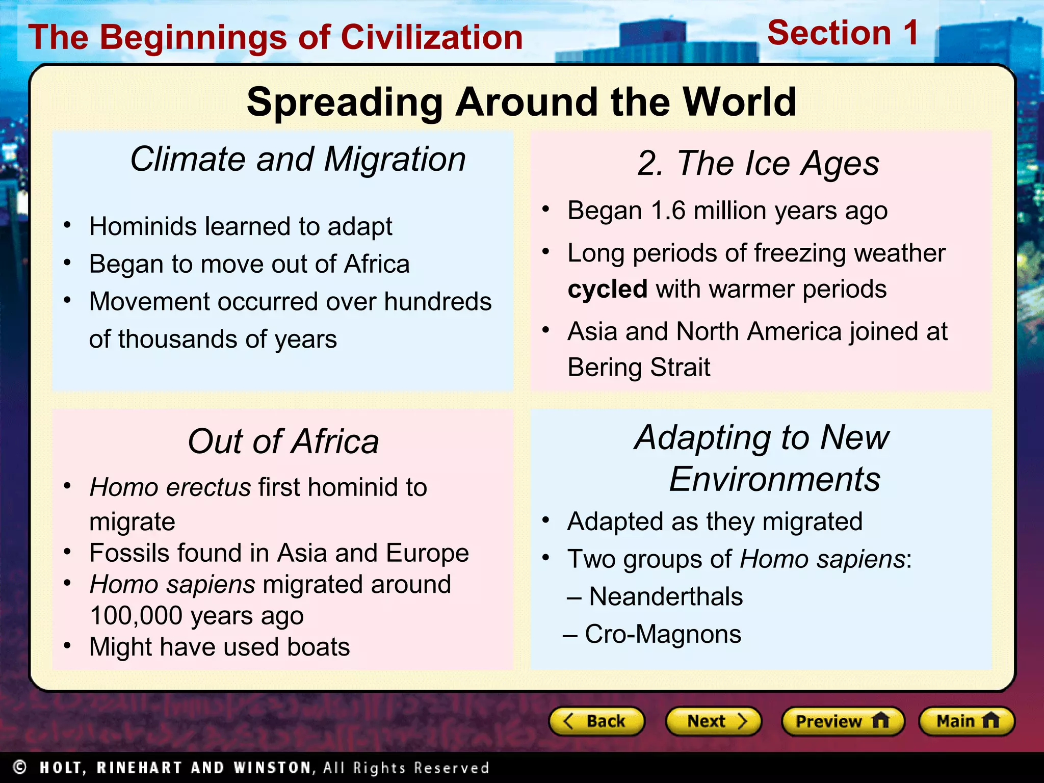 World History Ch. 1 Section 1 Notes | PPT