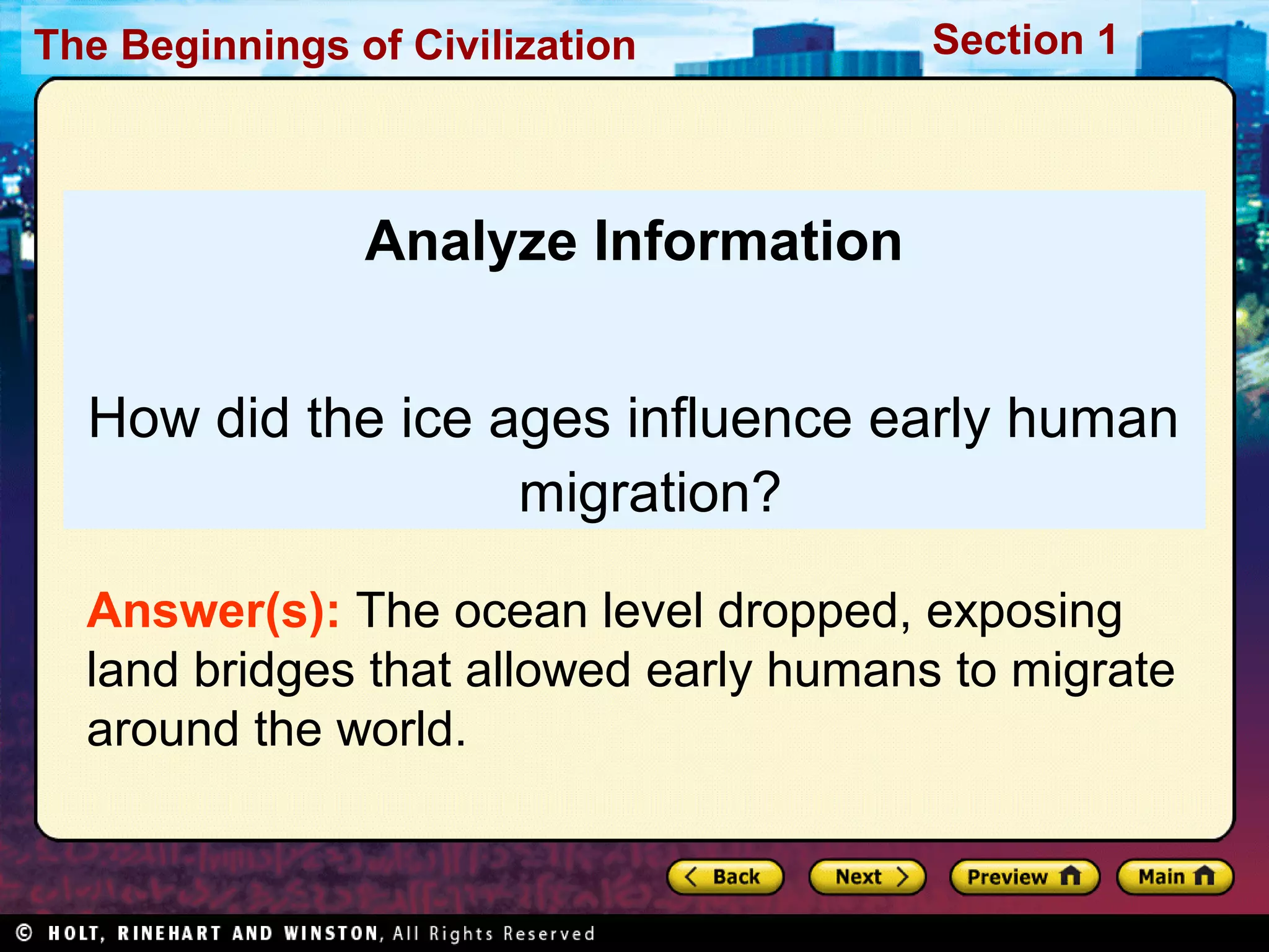 World History Ch. 1 Section 1 Notes | PPT