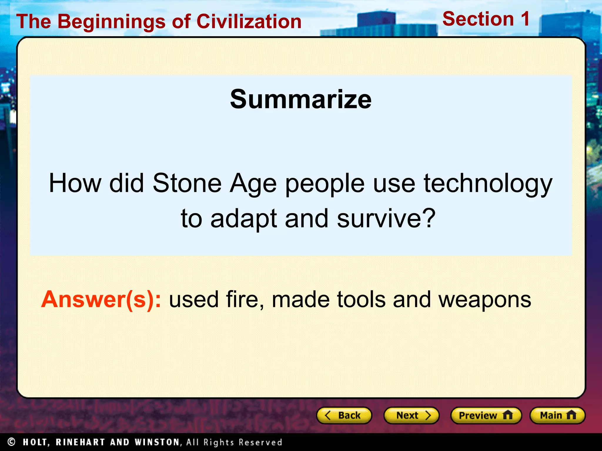 World History Ch. 1 Section 1 Notes | PPT