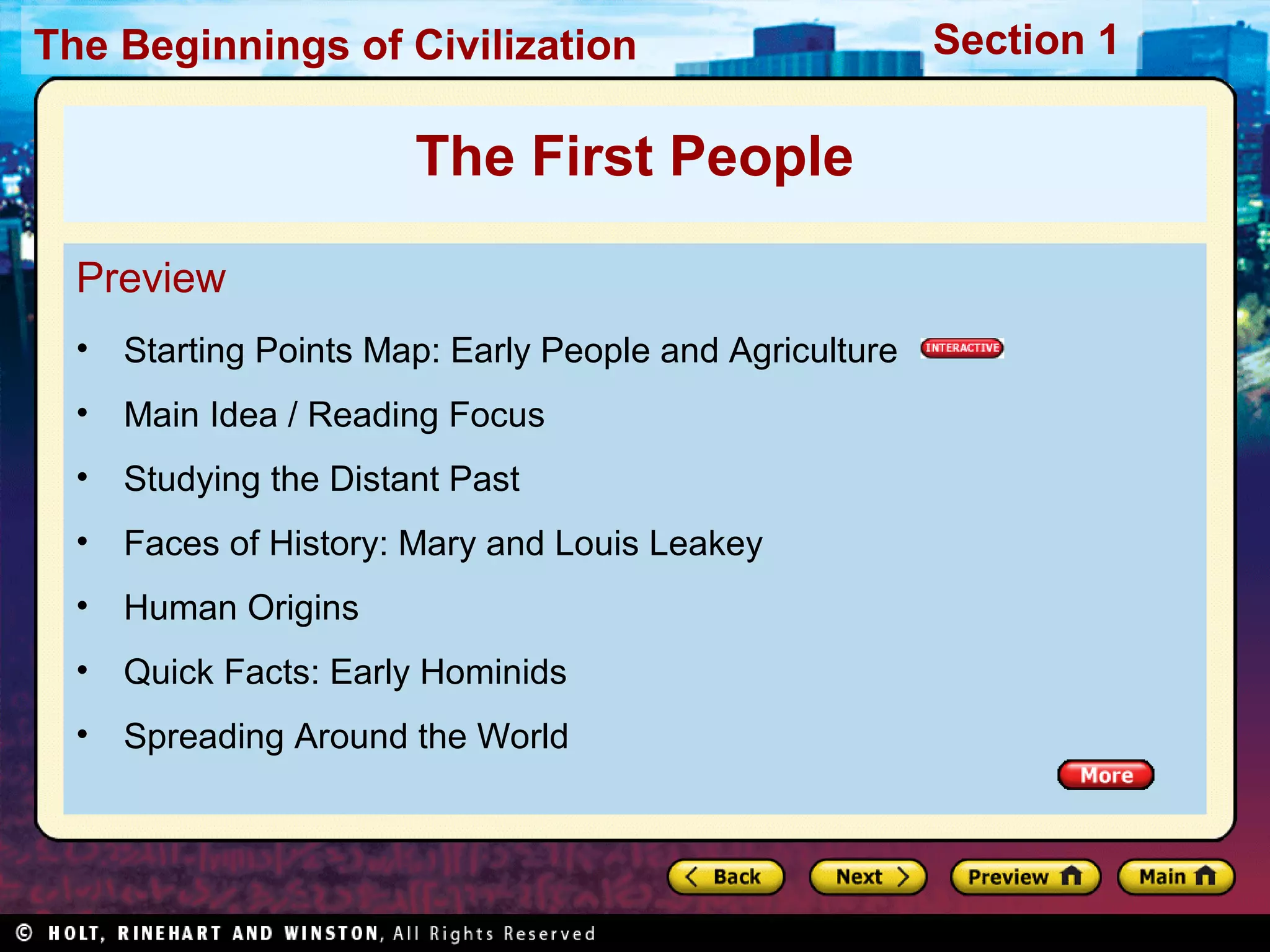 World History Ch. 1 Section 1 Notes | PPT