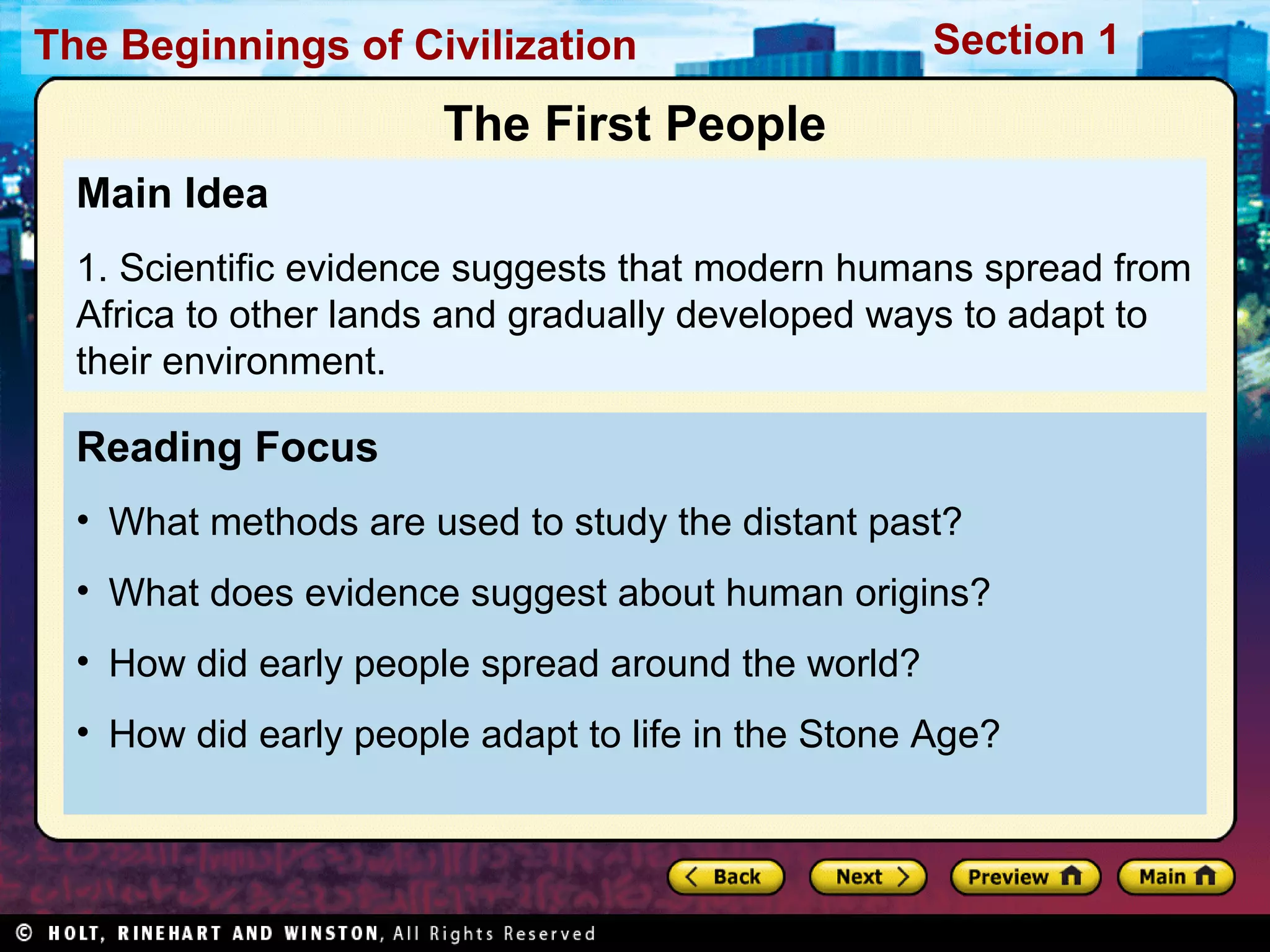 World History Ch. 1 Section 1 Notes | PPT