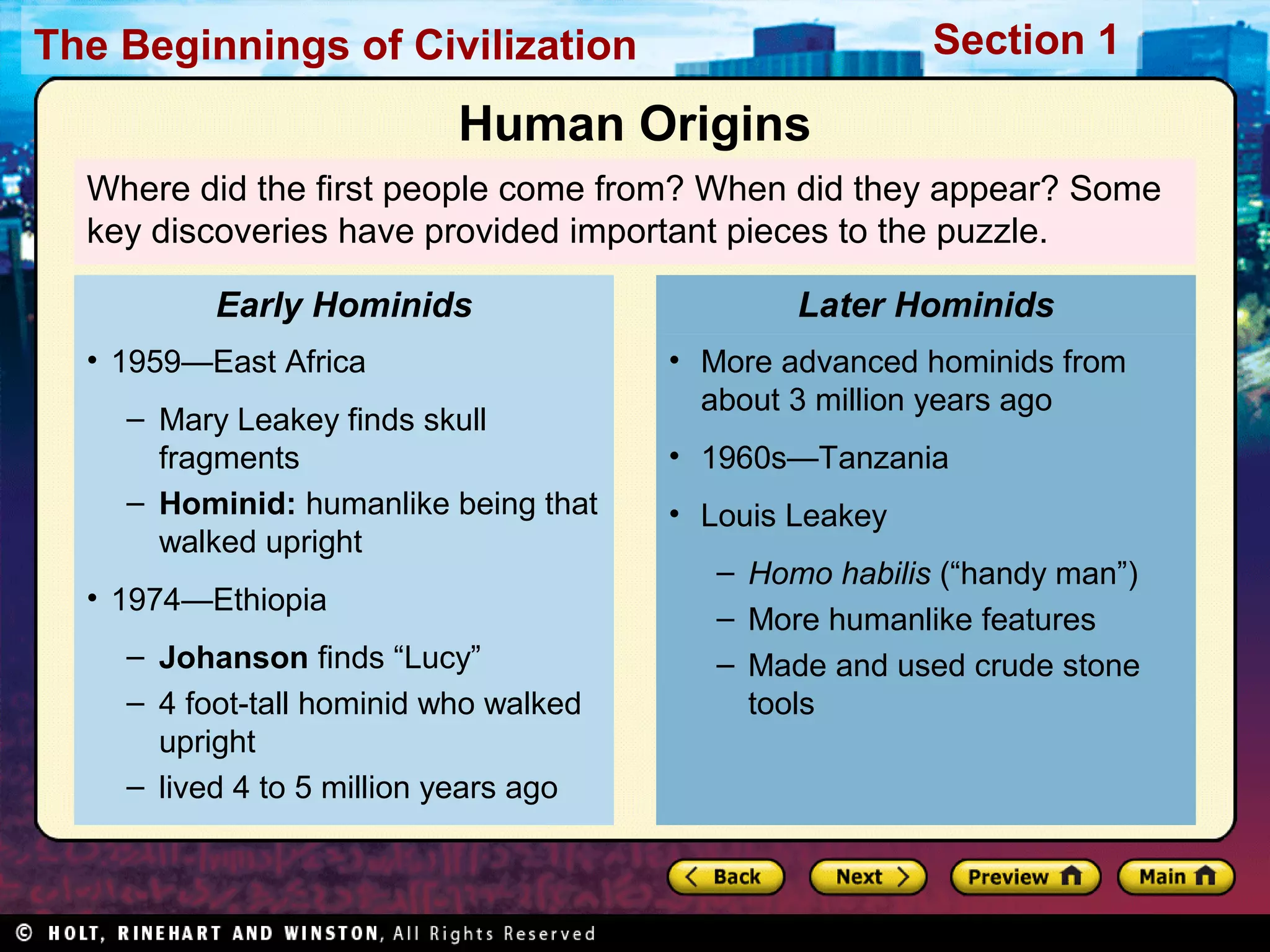 World History Ch. 1 Section 1 Notes | PPT