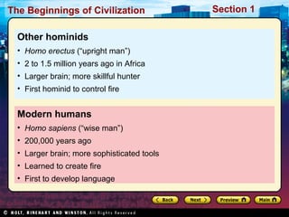 World History Ch. 1 Section 1 Notes | PPT