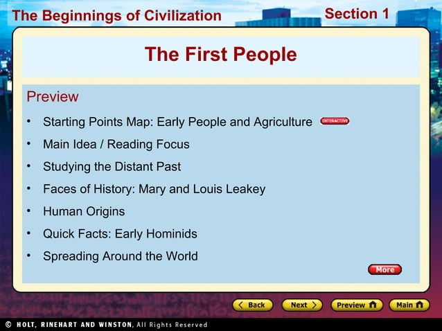 World History Ch. 1 Section 1 Notes | PPT | Geology | Science