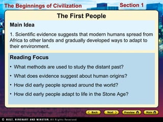 World History Ch. 1 Section 1 Notes | PPT