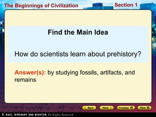World History Ch. 1 Section 1 Notes | PPT