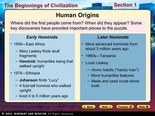 World History Ch. 1 Section 1 Notes | PPT