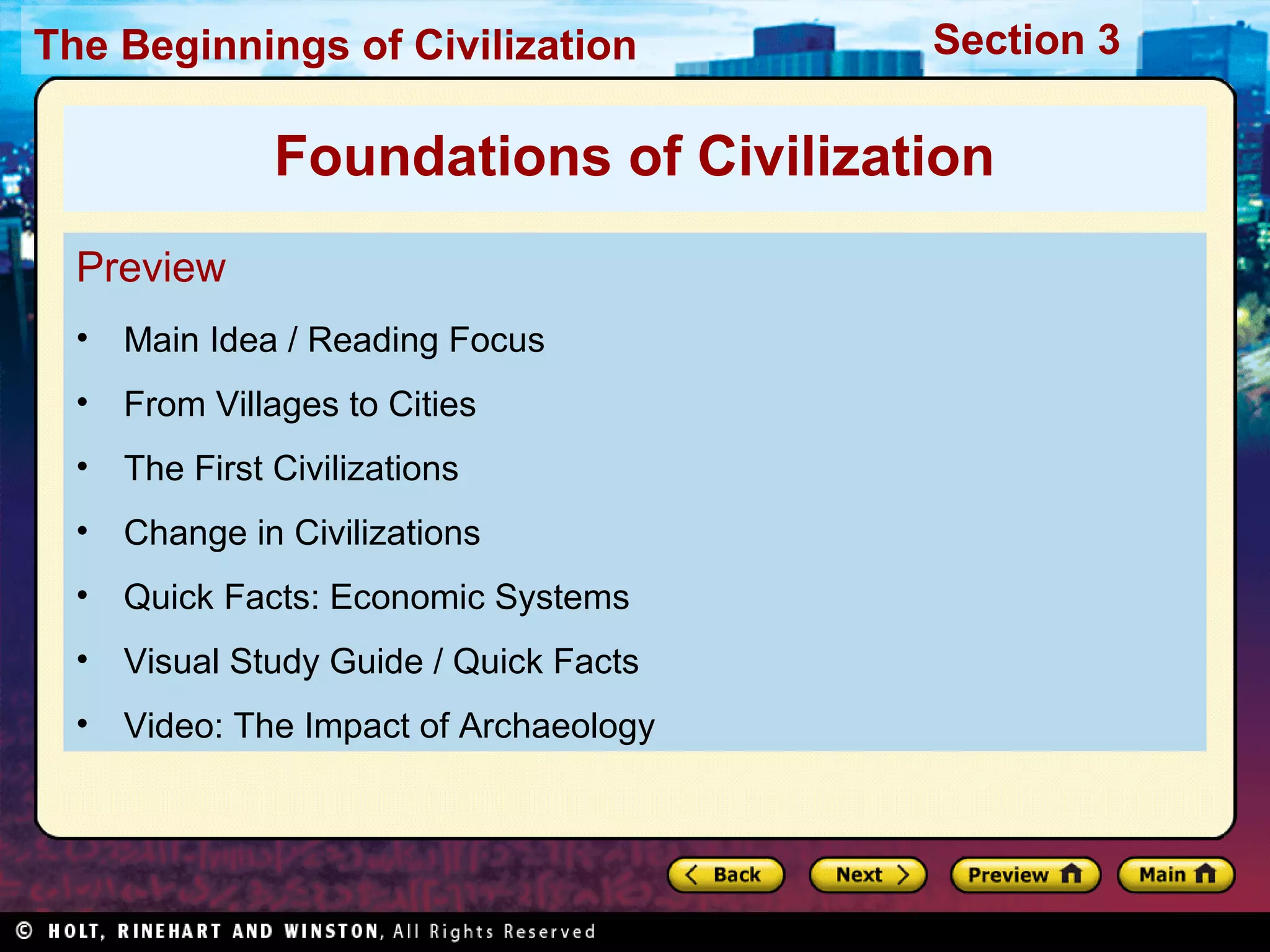 World History Ch. 1 Section 3 Notes | PPT