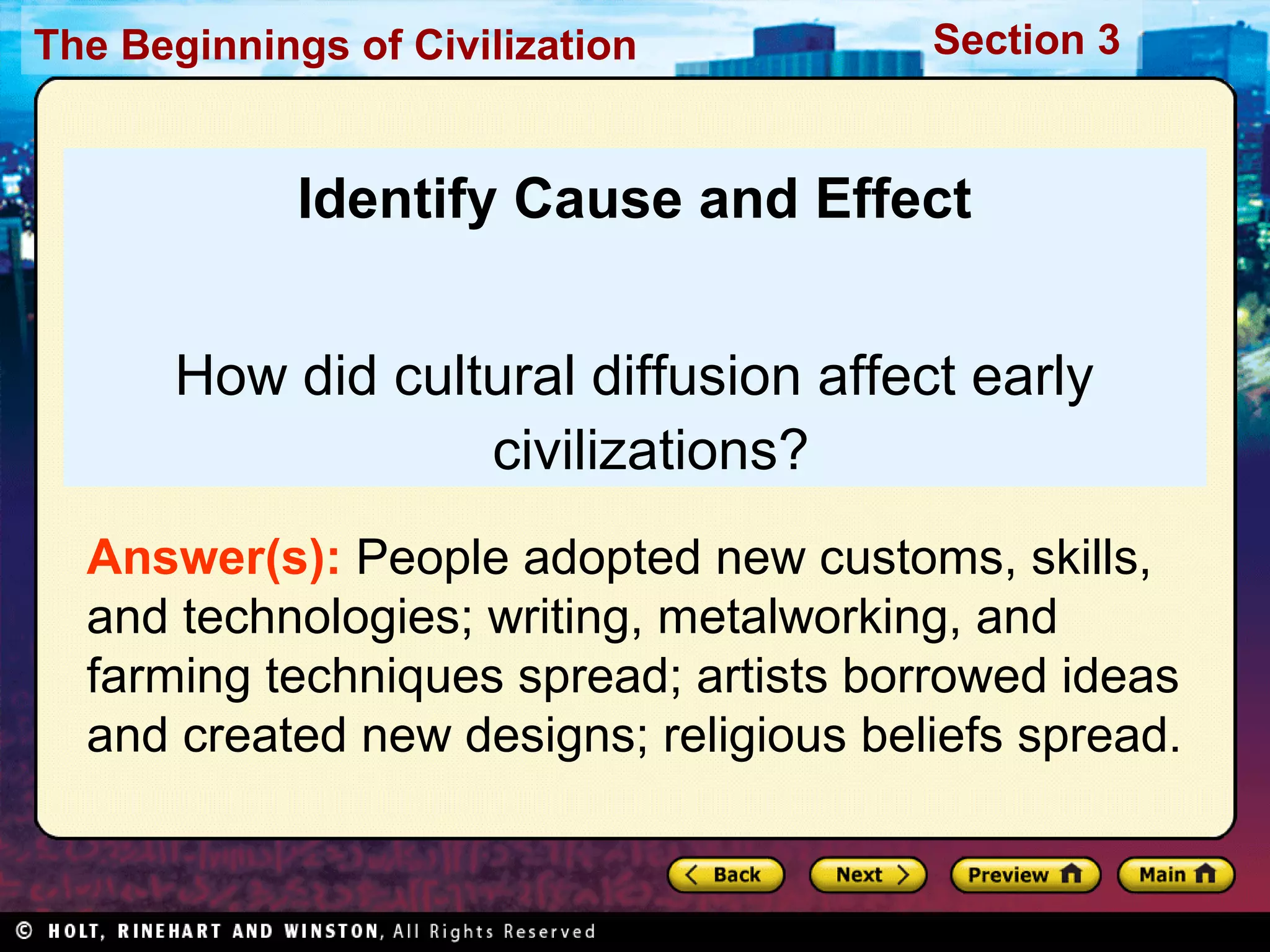 World History Ch. 1 Section 3 Notes | PPT