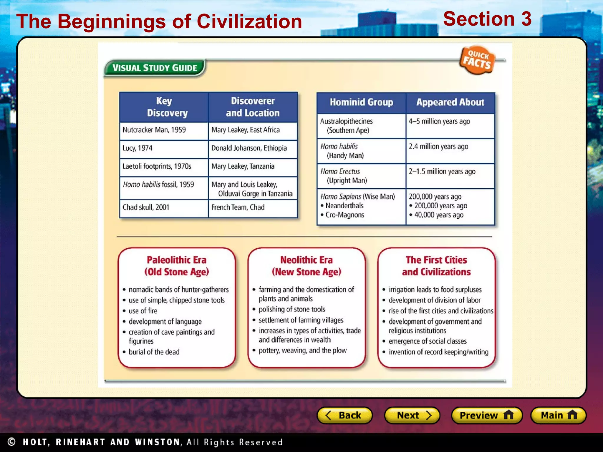 World History Ch. 1 Section 3 Notes | PPT