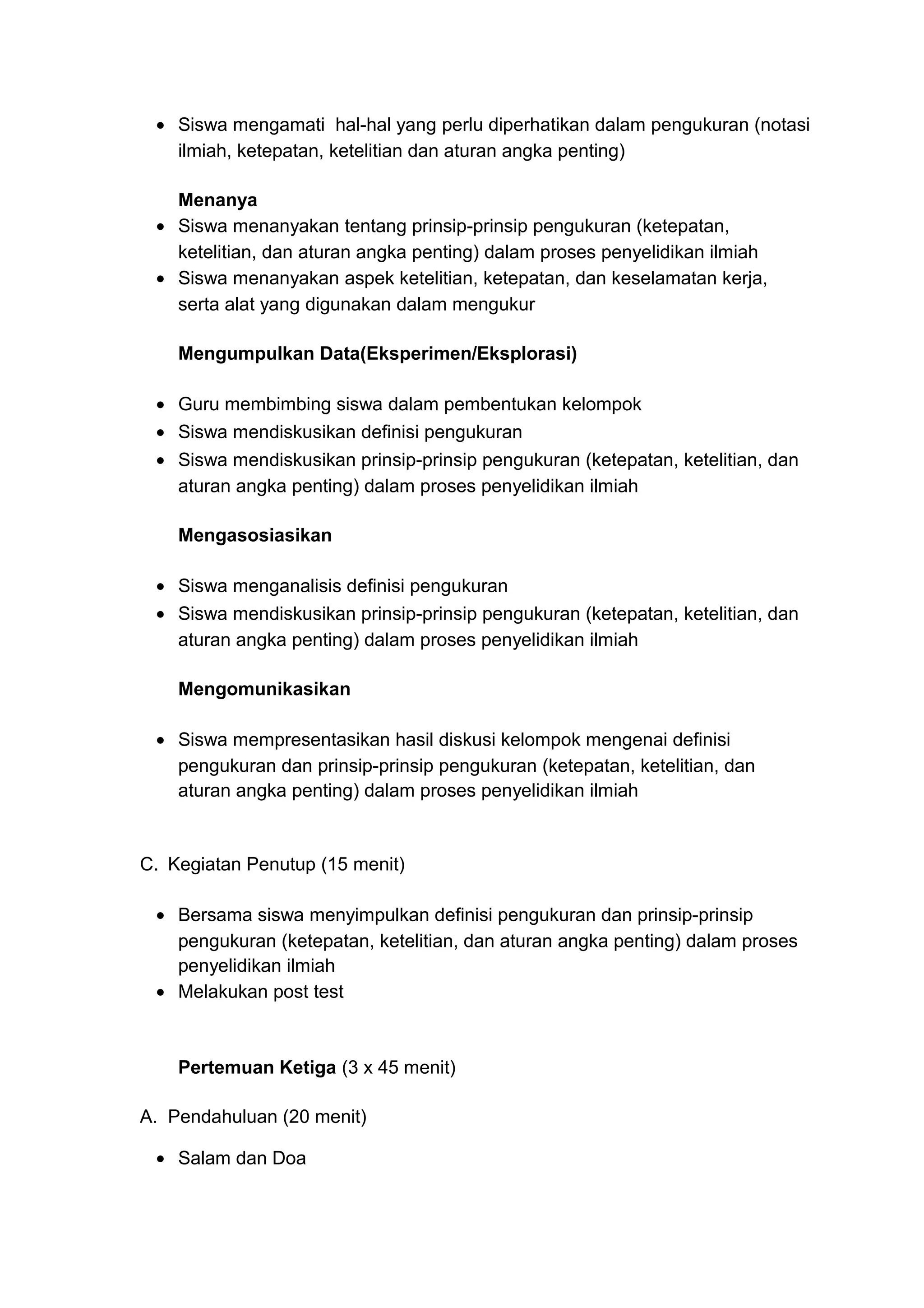 1. rpp pengukuran man bangil | PDF