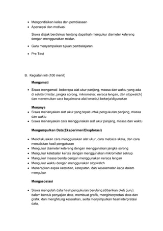 1. rpp pengukuran man bangil | PDF