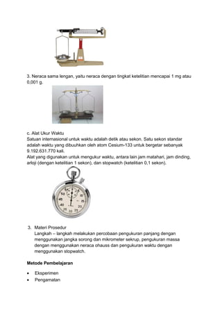 1. rpp pengukuran man bangil | PDF