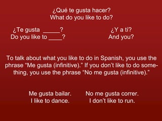 What do you like to do? | PPTX