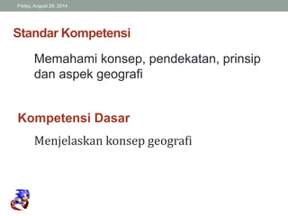 Konsep Geografi | PPTX