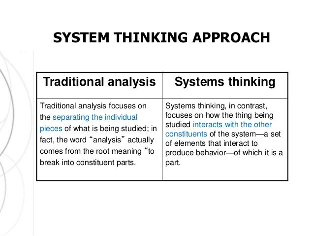 System characteristics