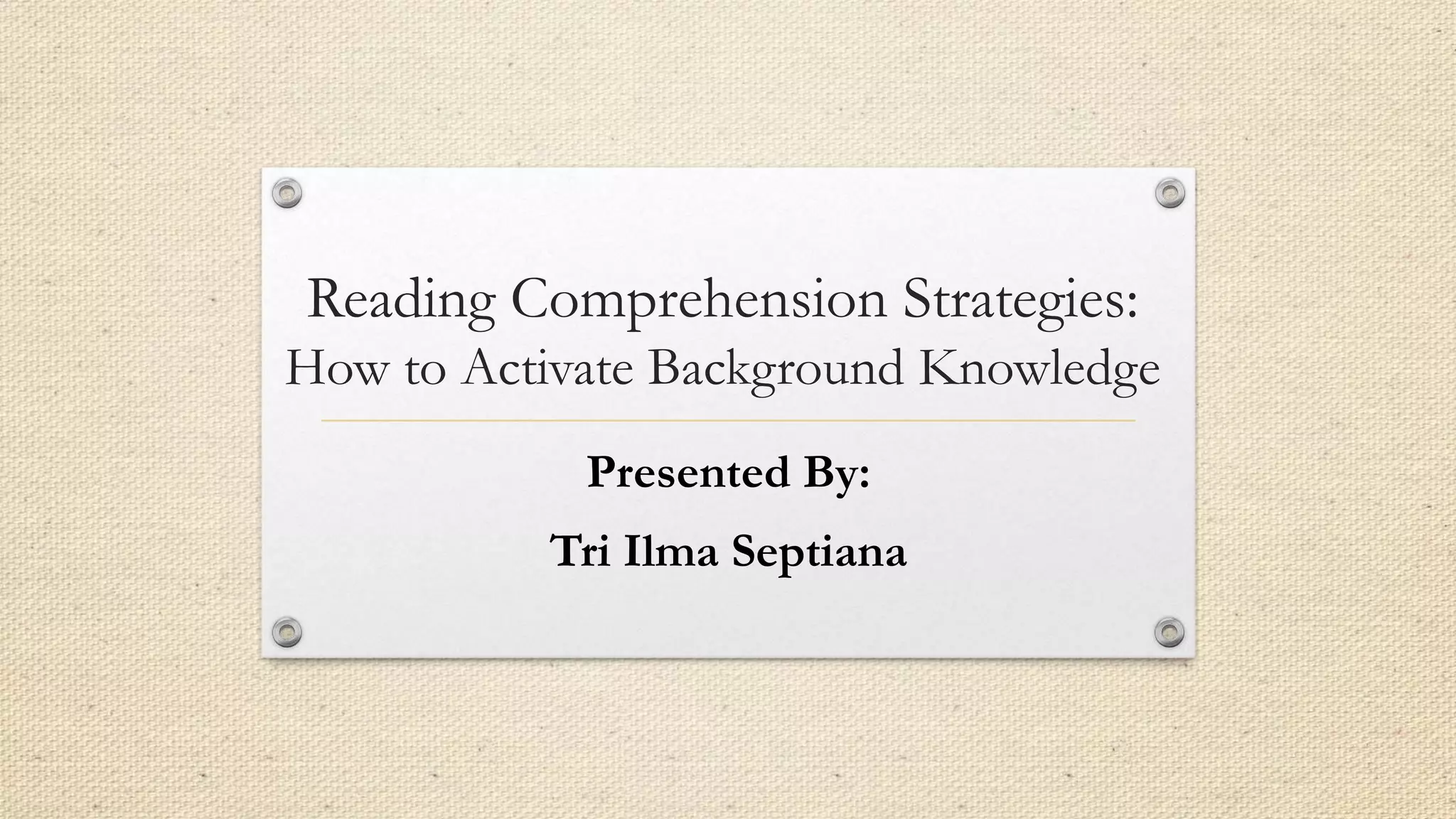 1.ilma activating background knowledge | PPT