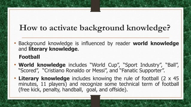 1.ilma activating background knowledge | PPT