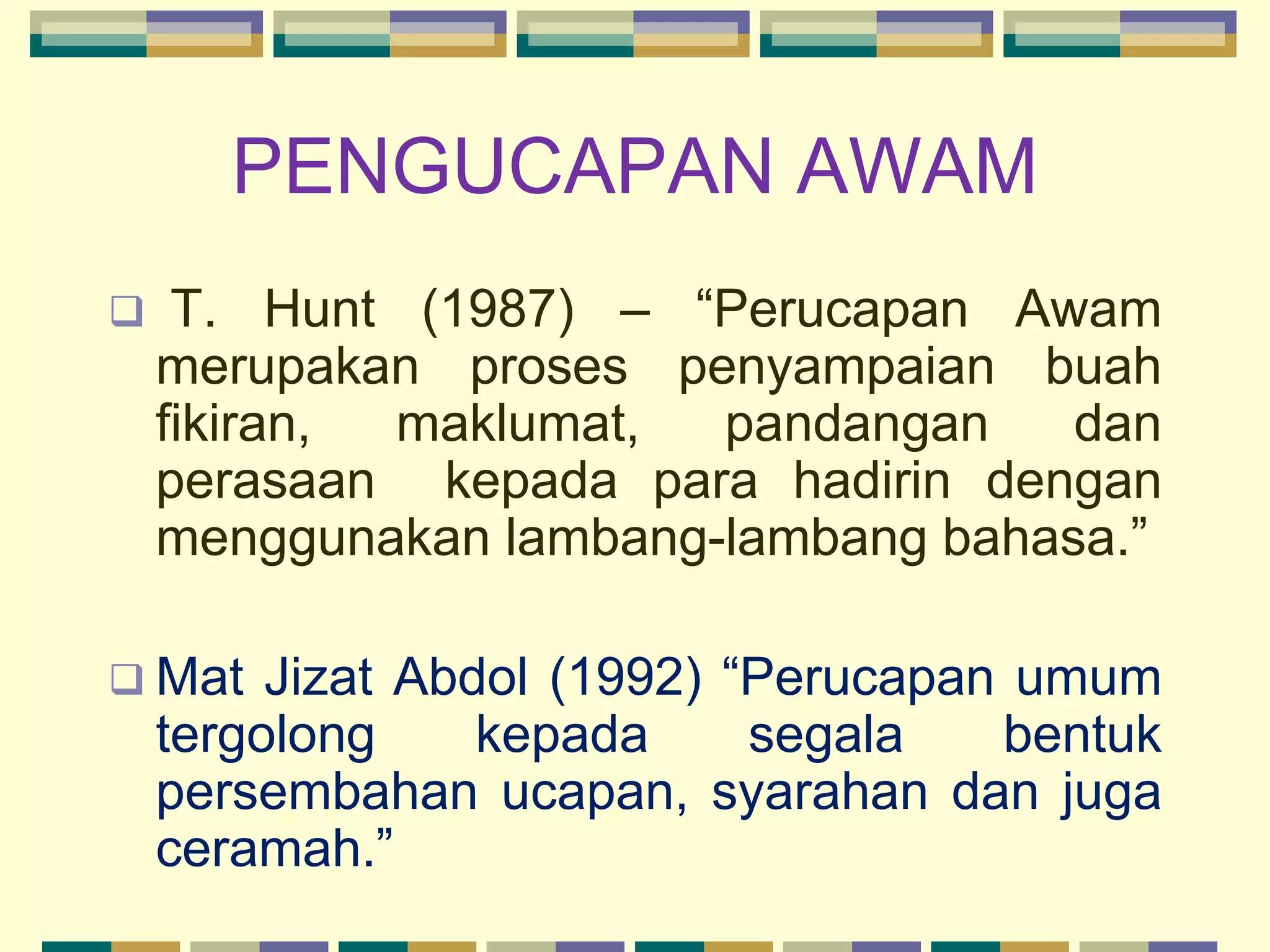 1.0 teknik pengucapan awam | PPT