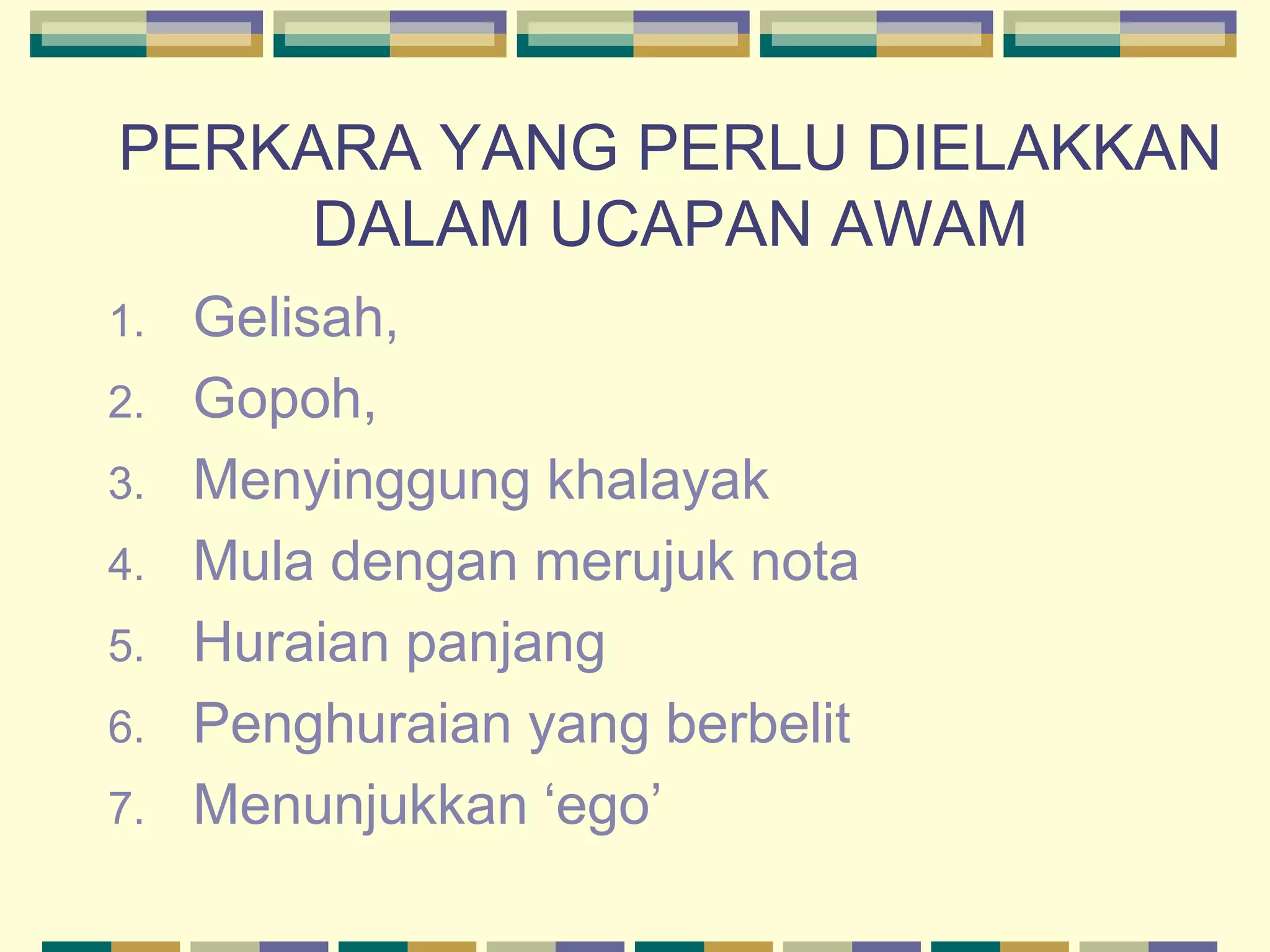 1.0 teknik pengucapan awam | PPT