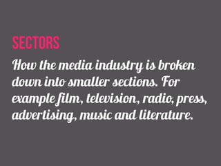 1. Introduction to the media industry | PDF