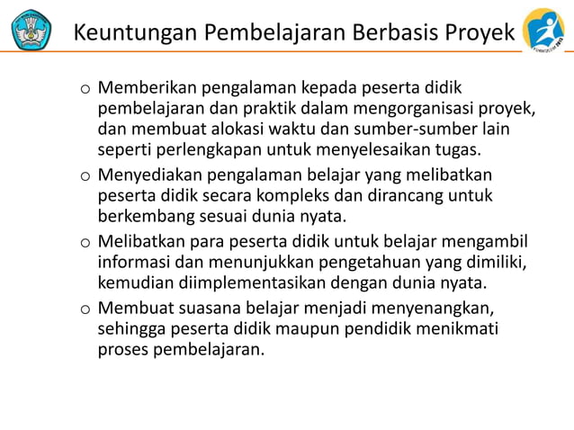 project based learning (PjBL) pembelajaran berbasis proyek | PPT