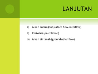 Hidrologi 1. Pendahuluan | PPTX