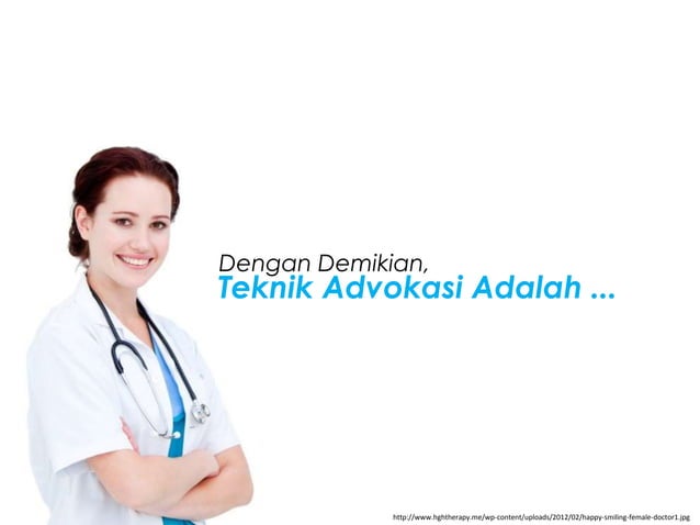 teknik advokasi kesehatan | PPTX