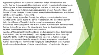 General knowledge - Fluorine in dentistry | PPTX