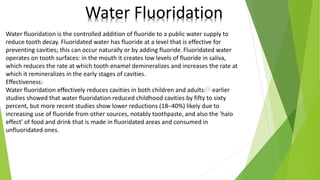 General knowledge - Fluorine in dentistry | PPTX | Dental Health ...