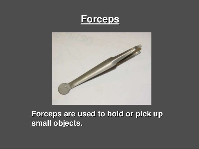 1.4 Laboratory Equipment: Names & Uses