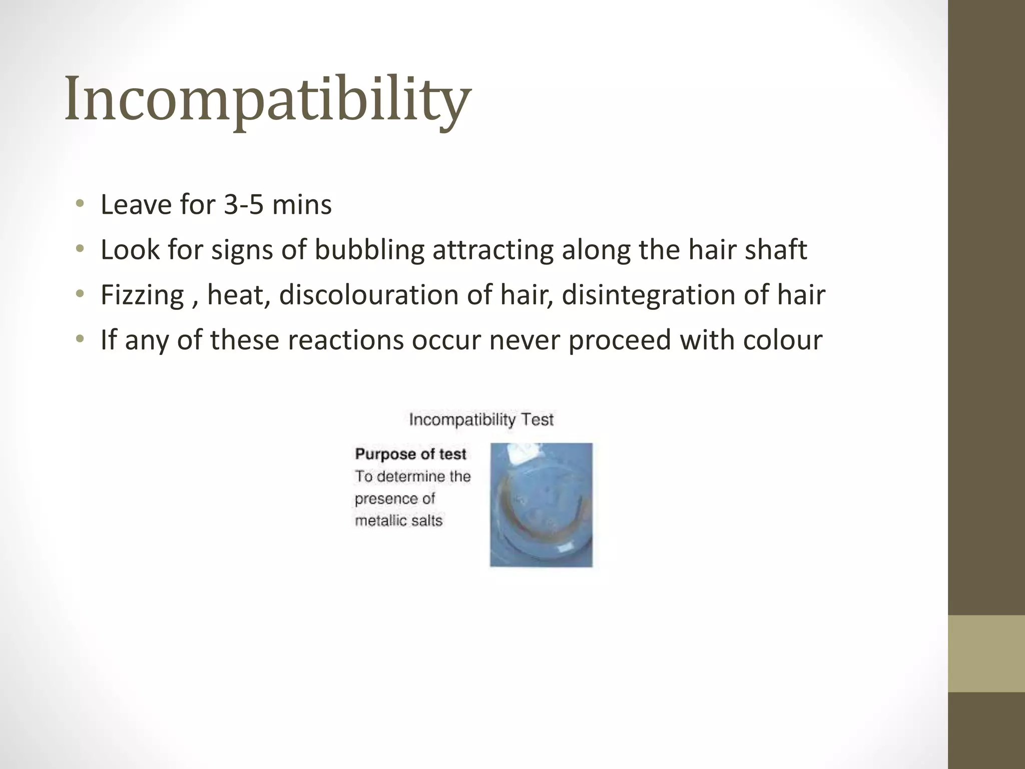 1.tests and testing for colouring hair | PPTX