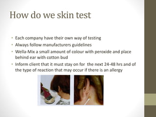 1.tests and testing for colouring hair | PPTX