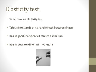 1.tests and testing for colouring hair | PPTX