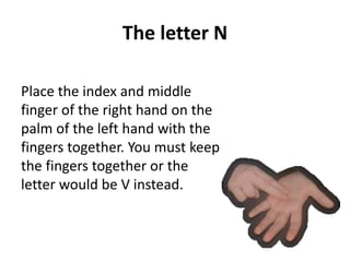1. learning bls (british sign language) pp for students | PPTX
