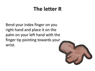 1. learning bls (british sign language) pp for students | PPTX