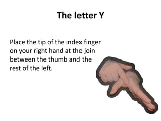 1. learning bls (british sign language) pp for students | PPTX