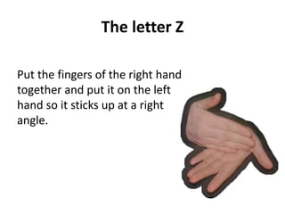 1. learning bls (british sign language) pp for students | PPTX