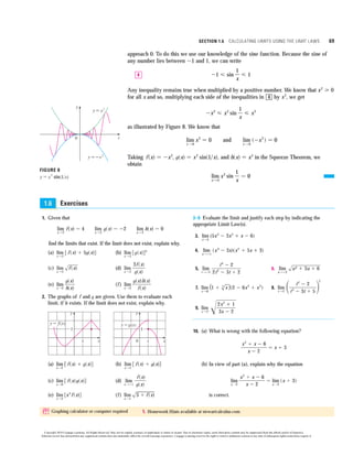 1.6 calculating limits using the limit laws | PDF