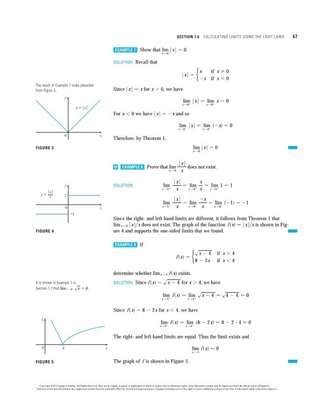 1 6 Calculating Limits Using The Limit Laws