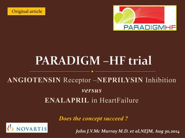 PARADIGM HF TRIAL | PPTX | Heart and Cardiovascular Diseases | Diseases ...