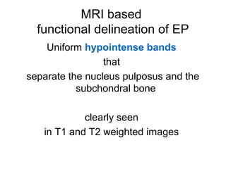 End plate damage score (SPINE 2010) | PPT