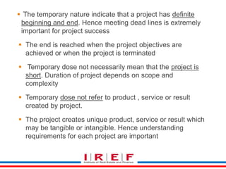 1.1 introduction to real estate project management | PPTX