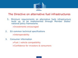 Clean power for transport: a European alternative fuels strategy. The ...