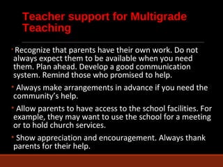 Multigrade Teaching | PPT